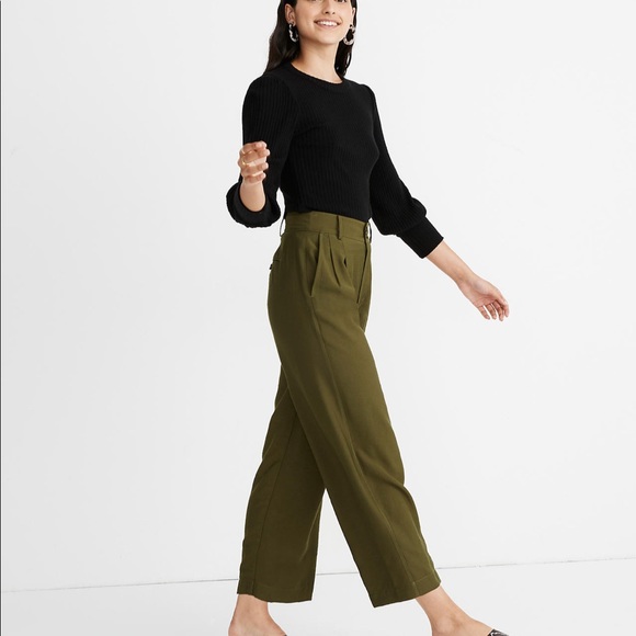 Madewell | Pants & Jumpsuits | Drapery Pleated Wideleg Pants | Poshmark